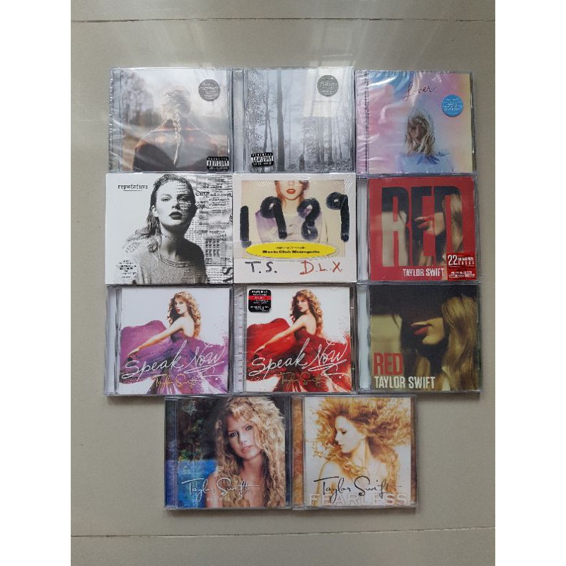 Jual CD TAYLOR SWIFT 11 ALBUM SET IMPORTED | Shopee Indonesia