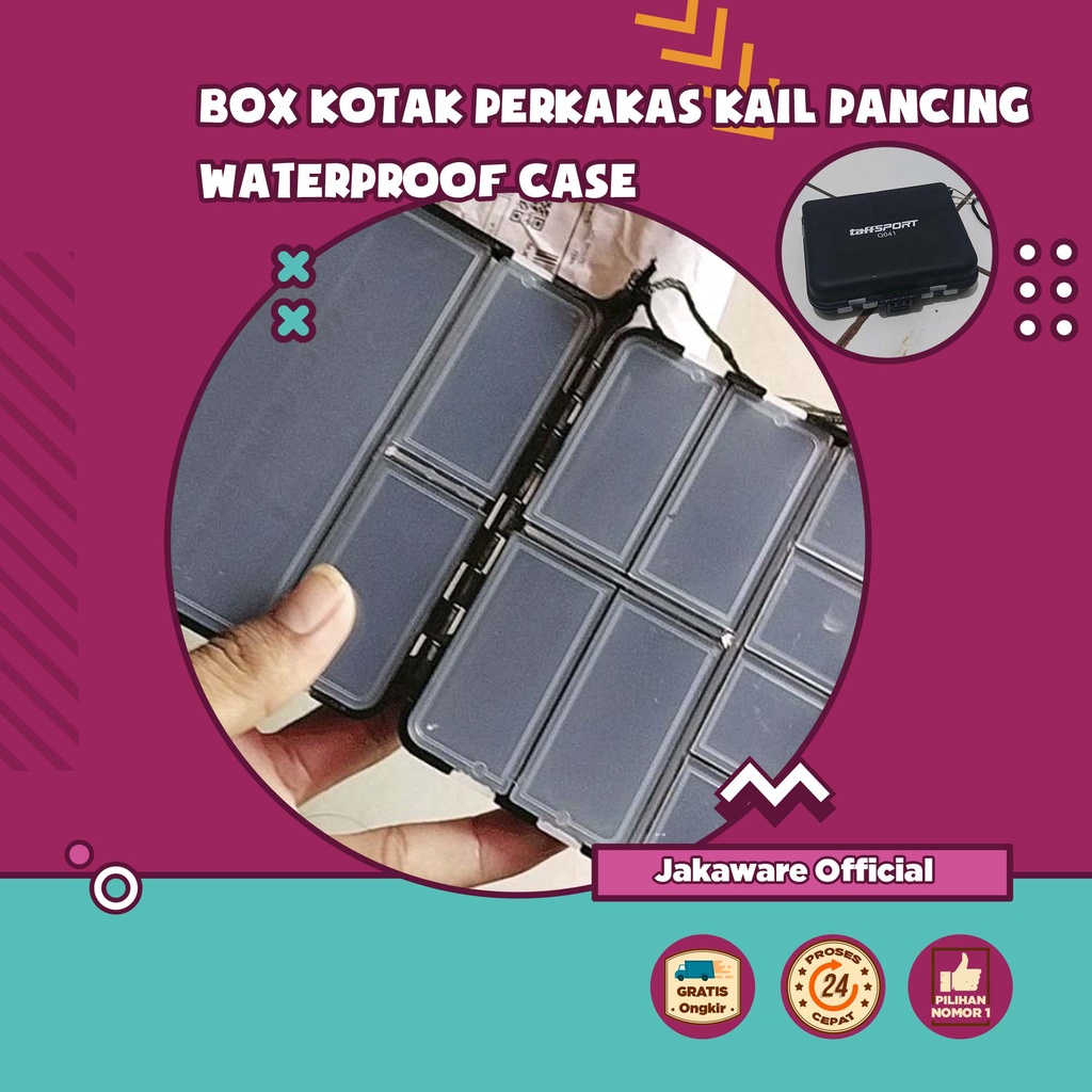 Jual BOX KOTAK PERKAKAS KAIL PANCING WATERPROOF CASE TEMPAT SIMPAN PENYIMPANAN KAIL UMPAN ...
