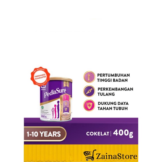 Jual SUSU PEDIASURE TRIPLESURE COKELAT 400G | Shopee Indonesia