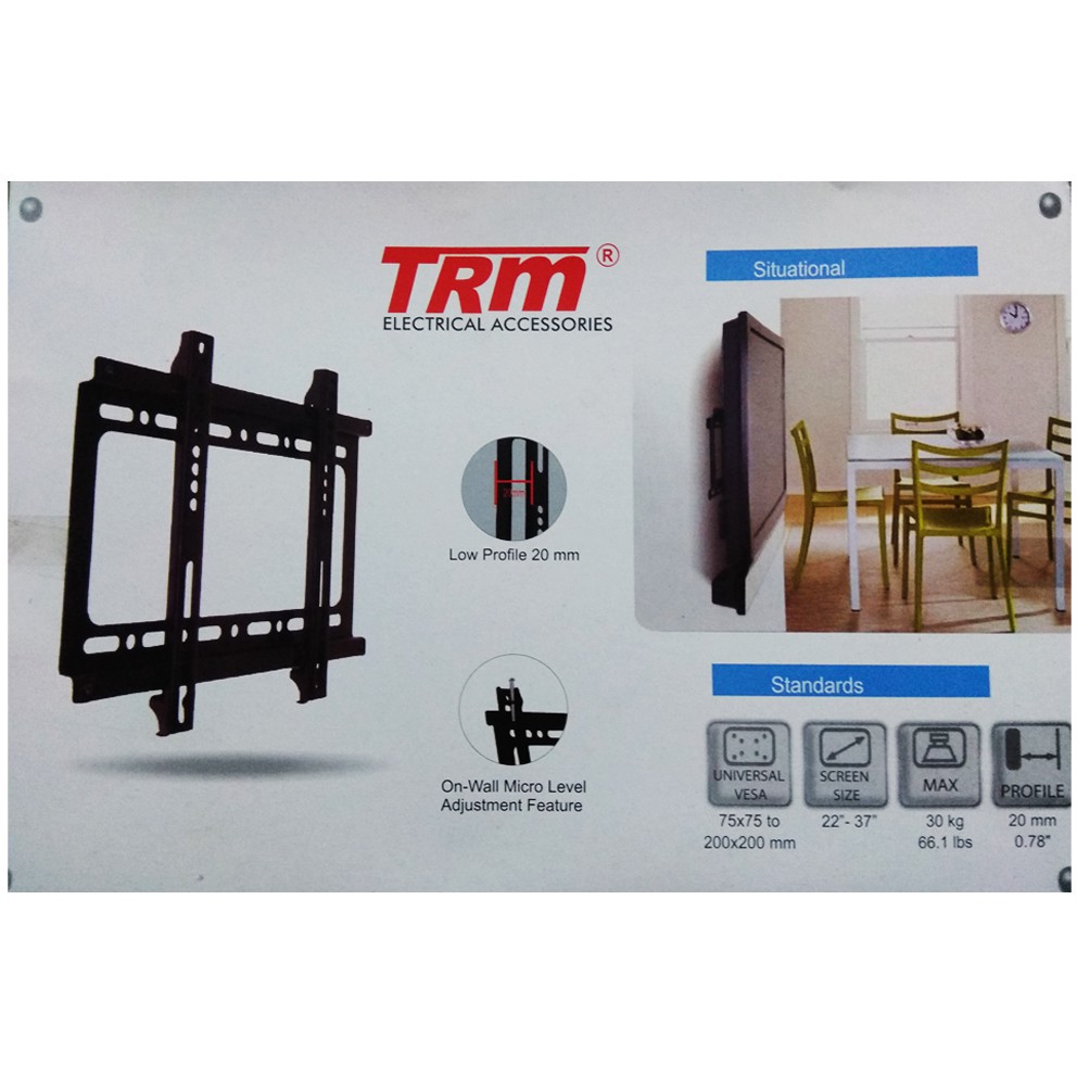 Jual BRACKET TV PENOPANG TV LED LCD 22" - 37" MEREK TRM | Shopee Indonesia