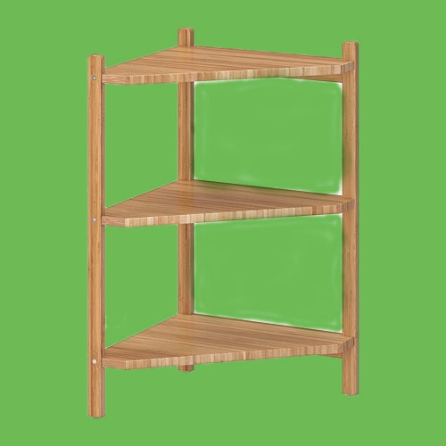 Jual Wastafel rak sudut RAGRUND , bambu, 34x60 cm | Shopee Indonesia