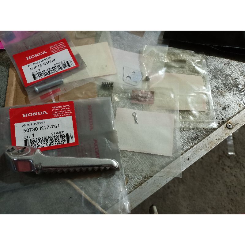 Jual Paket Pijakan Foot Step Footstep Postep Kiri CB150R Old Sonic ...