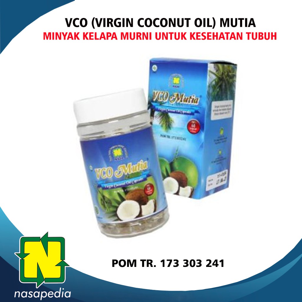 Jual VCO NASA VIRGIN COCONUT OIL CAPSULE MINYAK KELAPA MURNI UNTUK ...