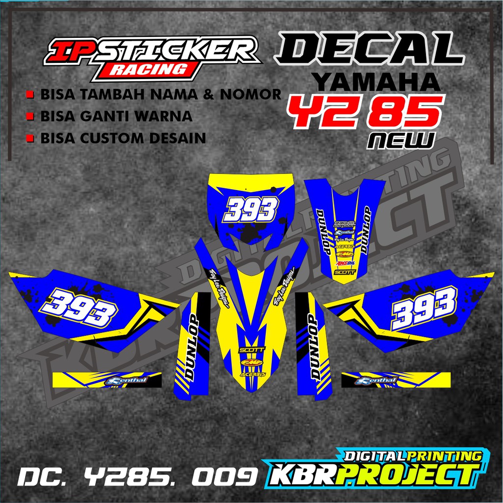 Jual YZ 85 NEW Decal Sticker - Decal stiker Full Body YZ 85 NEW ip. 009 ...