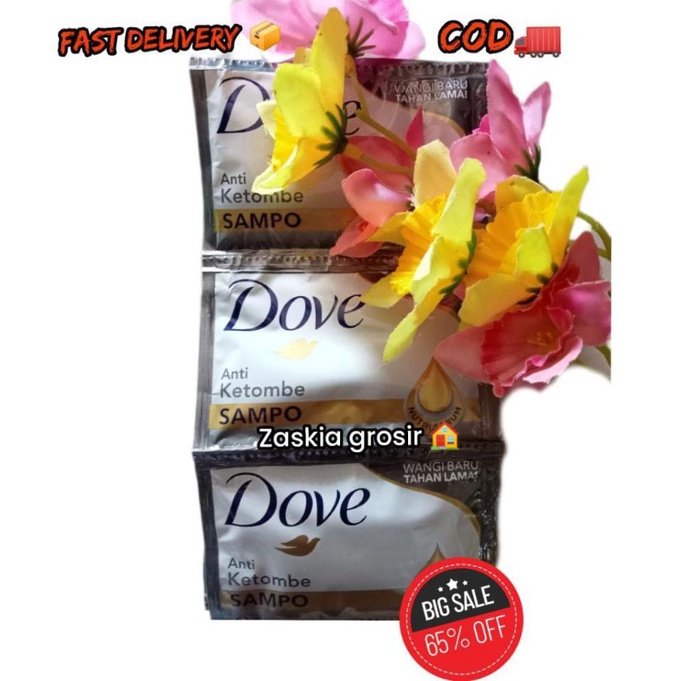Jual Dove Renceng Shampo (12sachet) | sampo dove | sampo anti ketombe ...