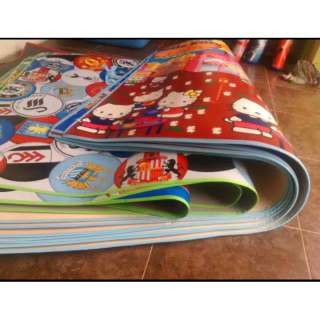 Jual karpet spons plastik karakter, tikar camping uk120x150cm x 1,3mm ...