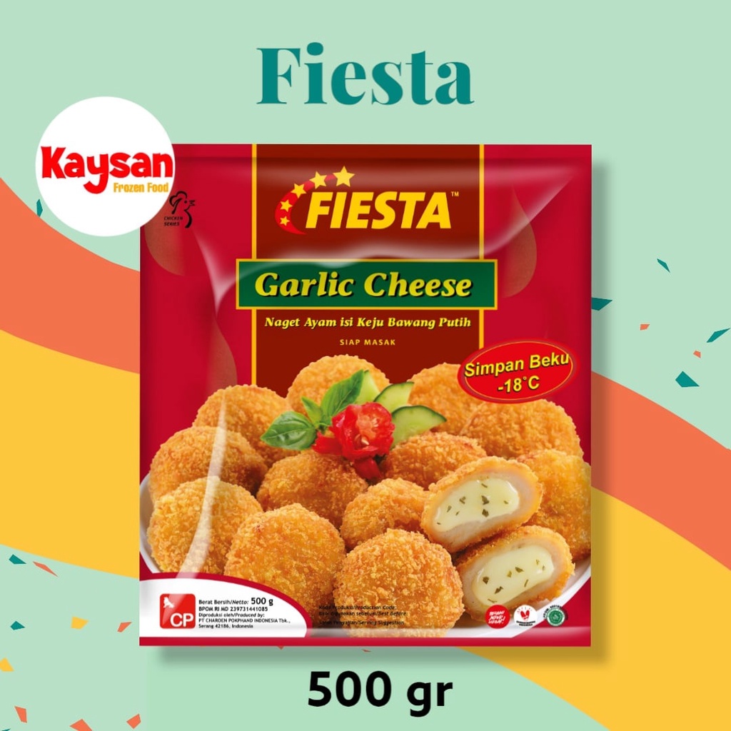 Jual FIESTA GARLIC CHEESE 500 GRAM | Shopee Indonesia