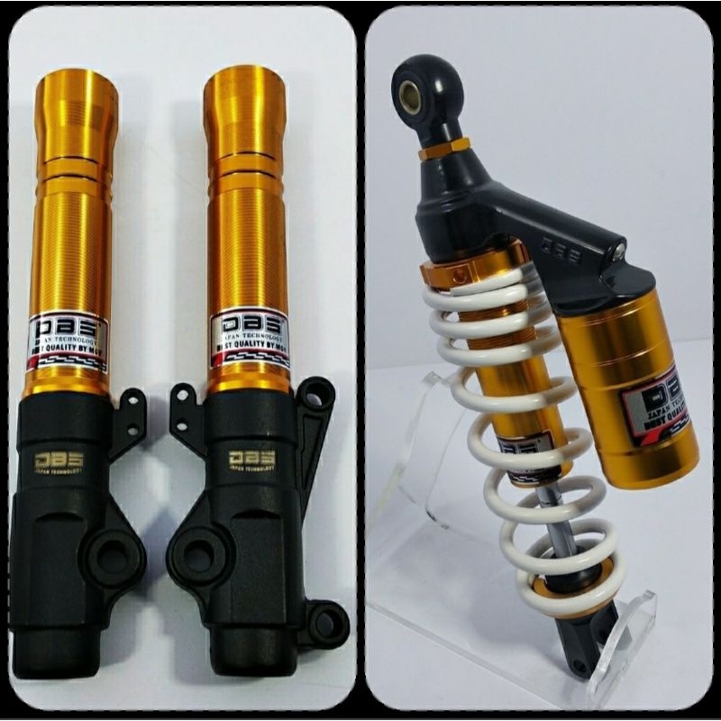 Jual PROMO paket shockbreaker set depan belakang motor matic Honda beat-scoopy-vario fi-genio ...