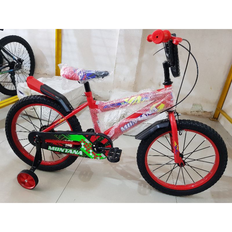 Jual Sepeda BMX 18 inch Montana Warna Merah | Shopee Indonesia