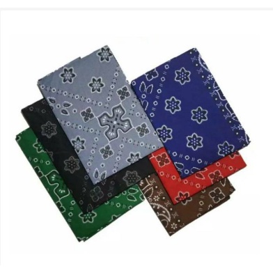 Jual Scraft Slayer Cetak Bunga Bandana Syal Persegi Gaya Hip-hop Sorban ...