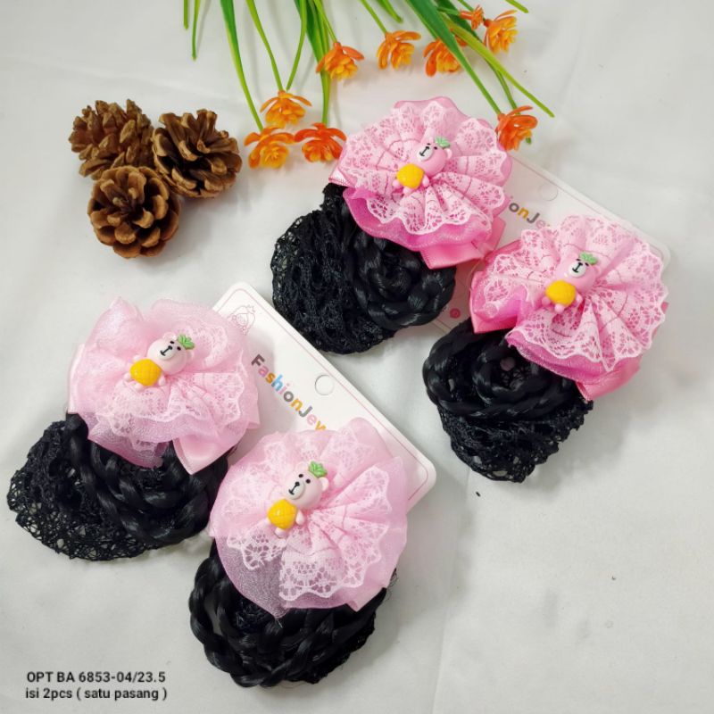 Jual JEPIT RAMBUT PITA MOTIF / JEPITAN KLIP HAIRCLIP KAIN Jepit Rambut ...