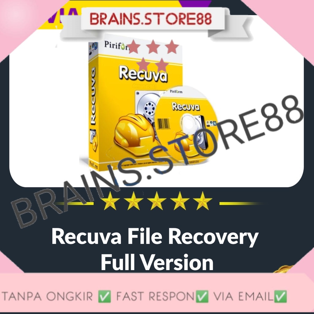 Jual FULL Aplikasi Recuva File Recovery Full Version Plus Terbaru Premium Lifetime PREMIUM ...