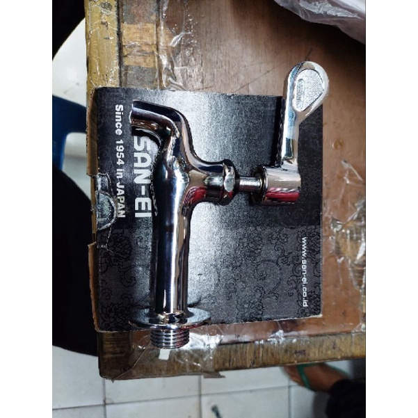 Jual Kran Air Tembok San-Ei Y 20 JRN / Keran Air San ei / kran tembok kuningan | Shopee Indonesia