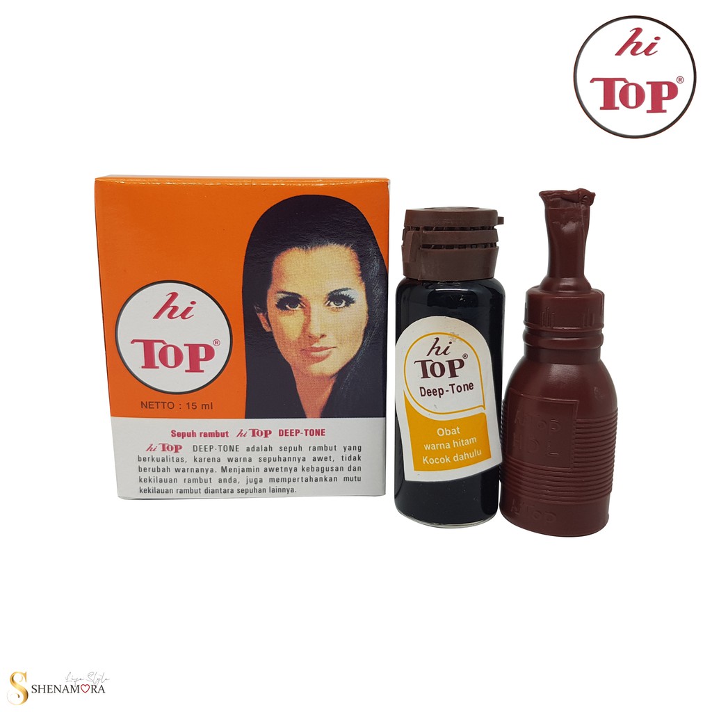 Jual Hitop Semir | Cat Rambut Hitam 15 ml | Shopee Indonesia