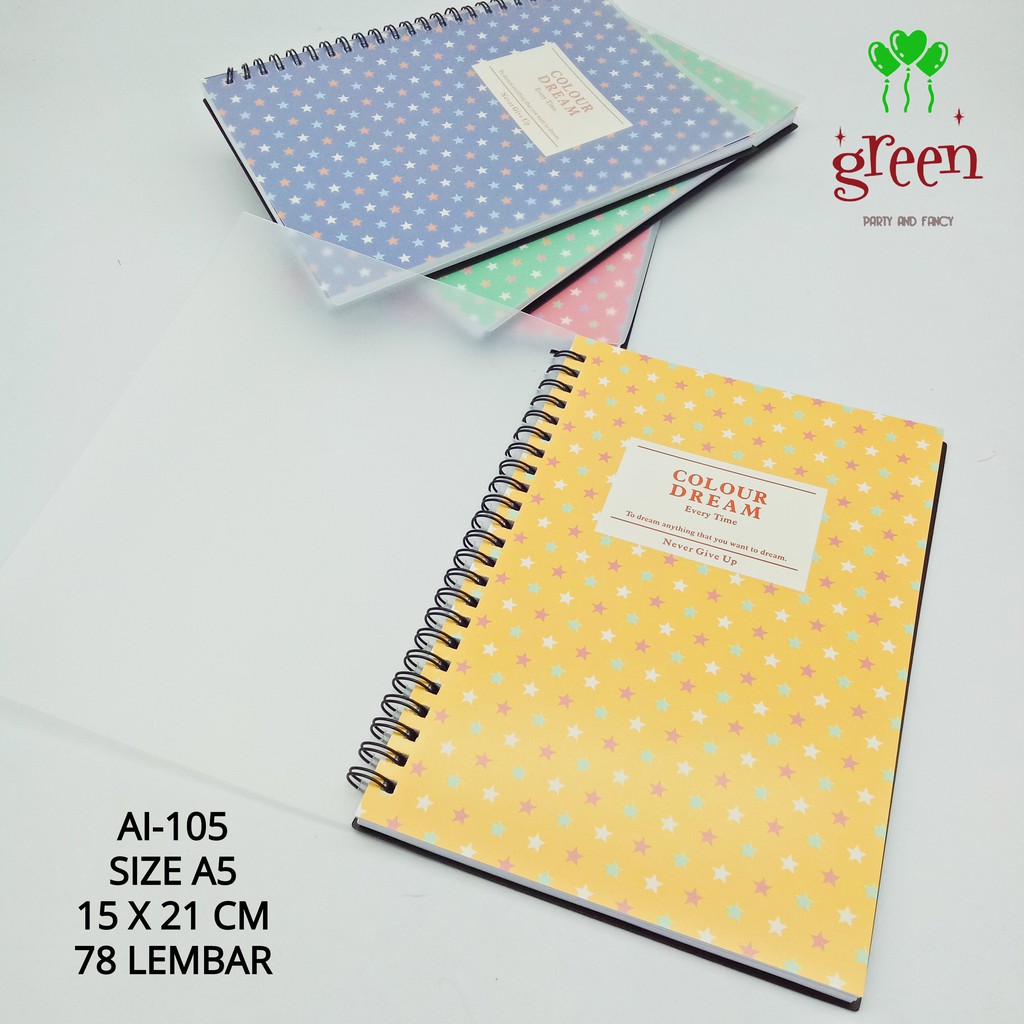 Jual Notebook spiral/ Buku Spiral/ Notebook ring/ Buku tulis spira/l ...