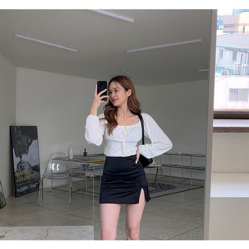 Jual Rok Mini Split Korean / Rok Pendel Seksi | Shopee Indonesia