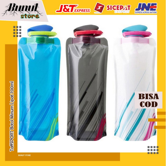 Jual Botol Lipat Air Minum Carabiner Botol Camping Lipat Portable 700ml ...