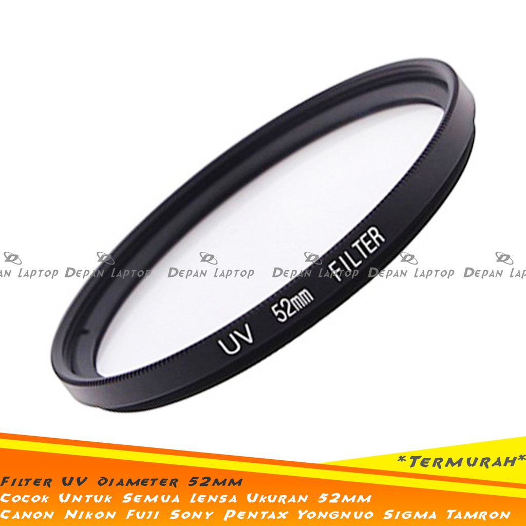 Jual Filter UV Lensa Kamera DSLR 52mm Universal Canon Nikon Olympus ...
