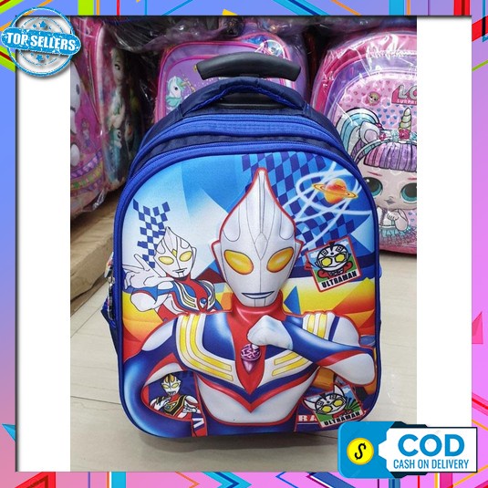 Jual Tas Dorong Troli Anak Tk Karakter Dino Rabbit Unicorn Ice Cream ...