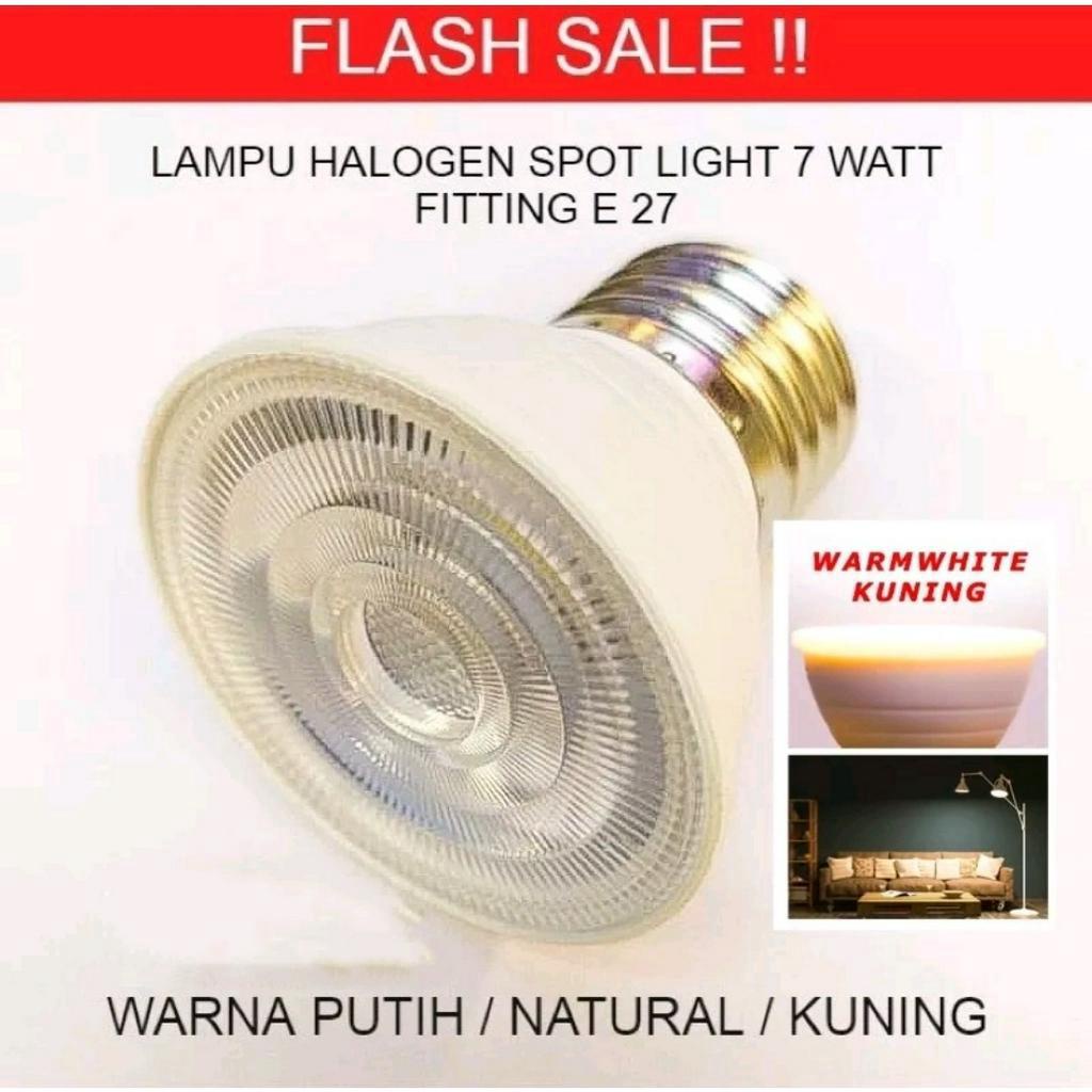 Jual Lampu Halogen led 7watt 7w spot E27 sorot 7watt cob E27 spotlight | Shopee Indonesia