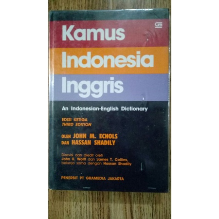 Jual Kamus Indonesia Inggris (An Indonesian - English Dictionary) Third ...