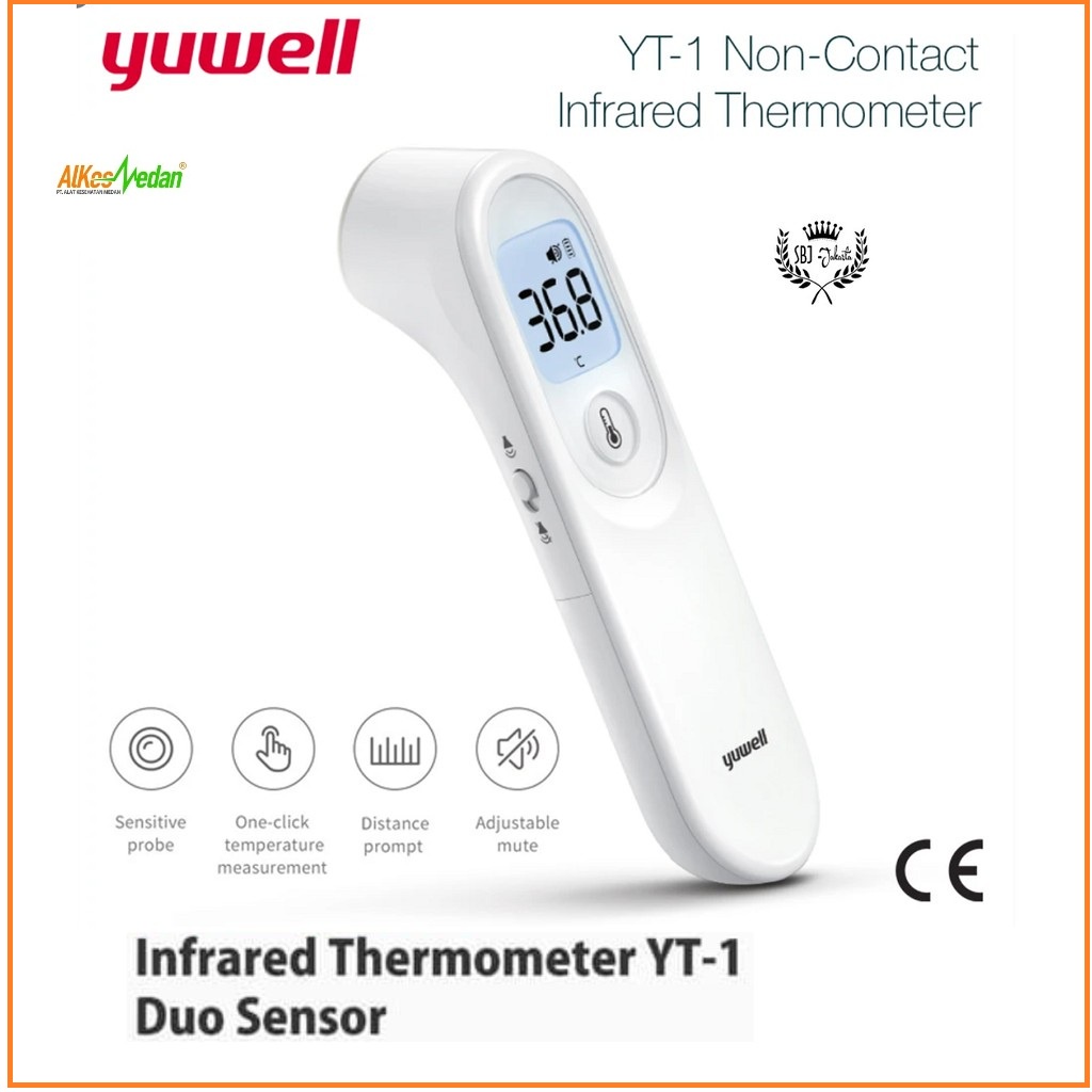 Jual THERMOMETER INFRARED DAHI YUWELL YT-1C DAN YT-1 TERMOMETER NON ...