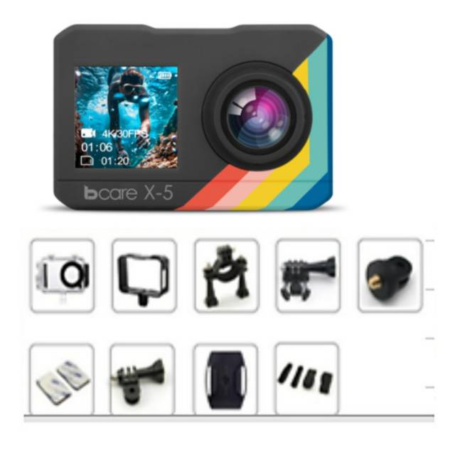 Jual Bcare X5 Action Camera 4K 16MP UltraHD WiFi / Kamera Action X-5 ...