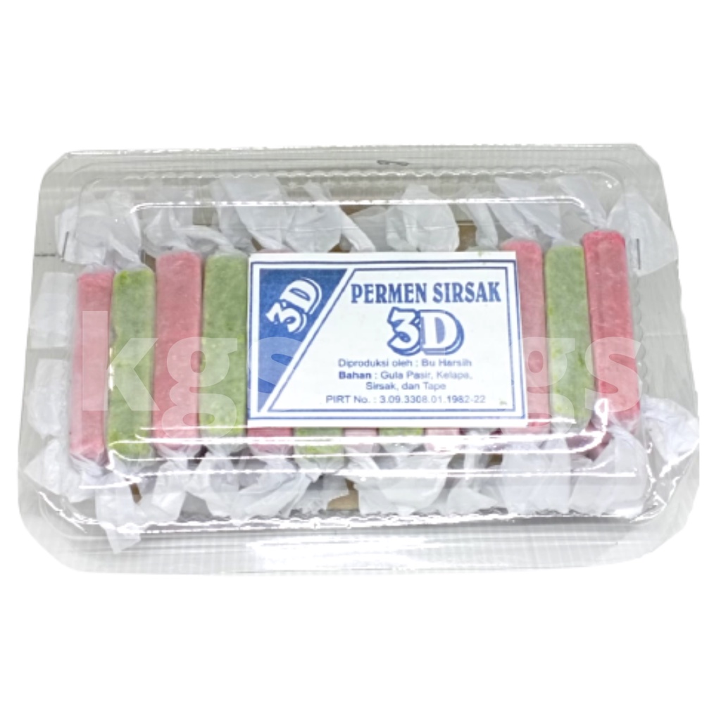 Jual Permen Tape Sirsak Merk 3D 250g Manis Legit Oleh-Oleh Khas Solo ...