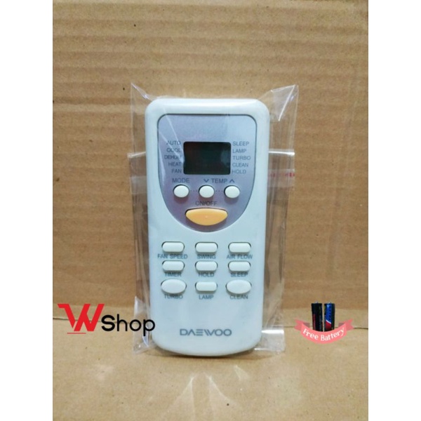 Jual REMOTE/REMOT AC DAEWOO ORIGINAL - Air Conditioner | Shopee Indonesia