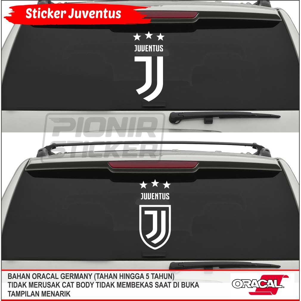 Jual Stiker Mobil Logo Baru Juventus Cutting Sticker Mobil Logo New ...