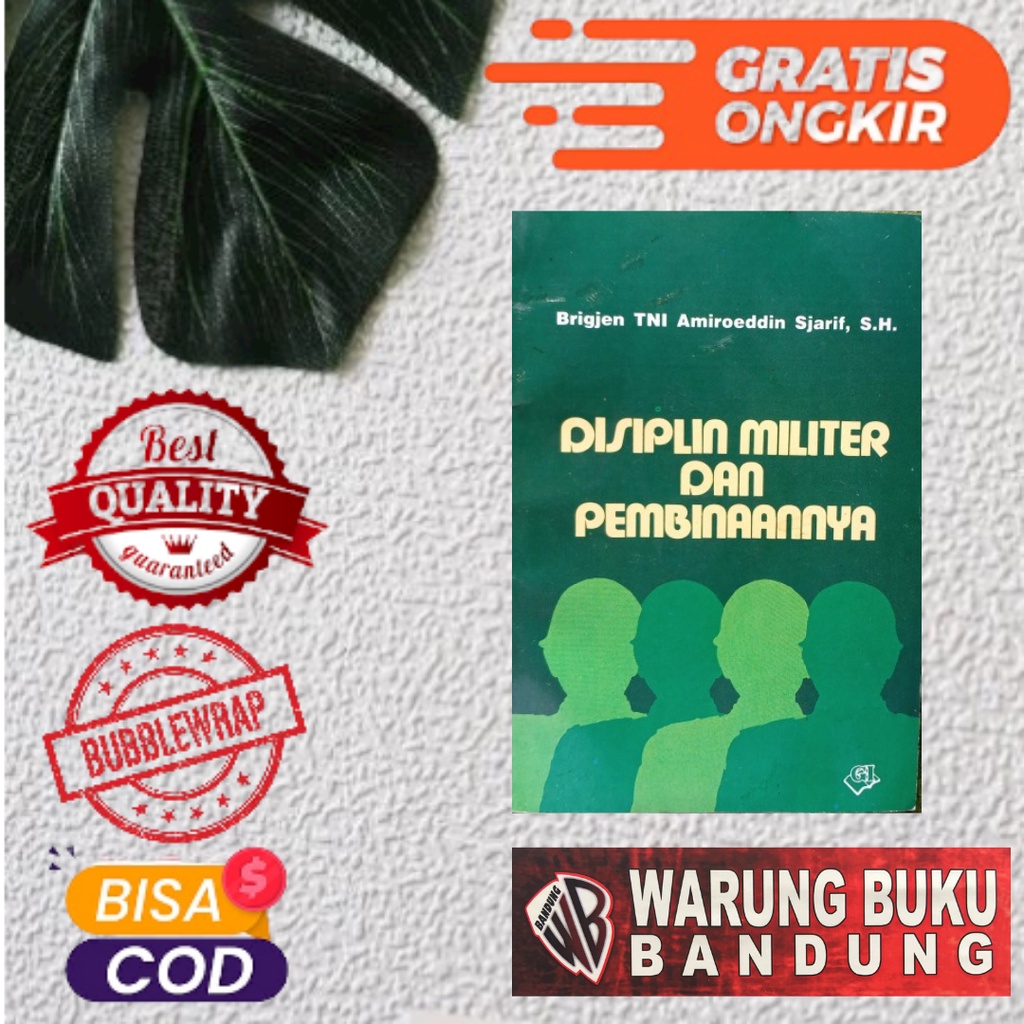 Jual Buku Disiplin Militer Dan Pembinaannya - Amiroeddin Sjarif ...