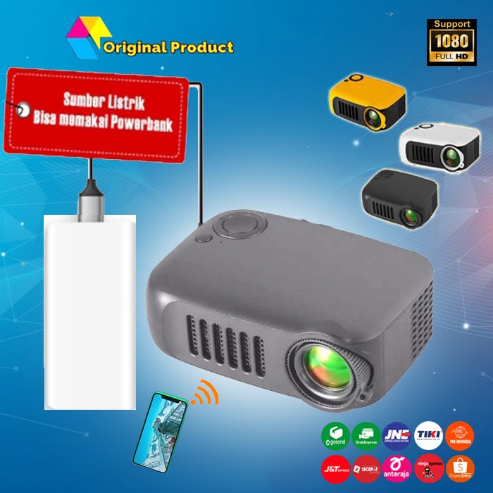 Jual PROYEKTOR MINI WIFI / PROYEKTOR PORTABLE/PROJECTOR WIFI / INFOCUS ...