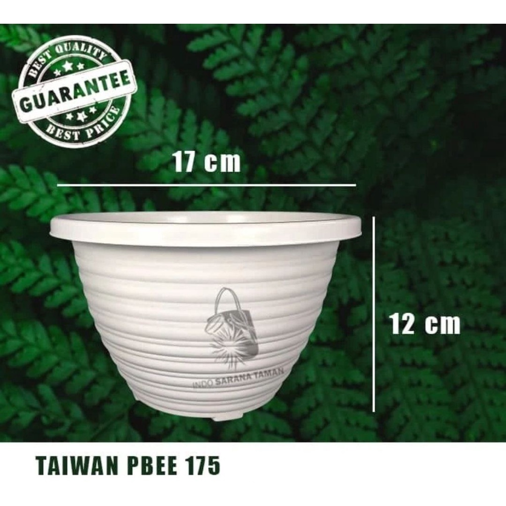 Jual POT PBEE 175 PUTIH Pot Tanaman Pot Bunga Pot Plastik Grosir Pot ...