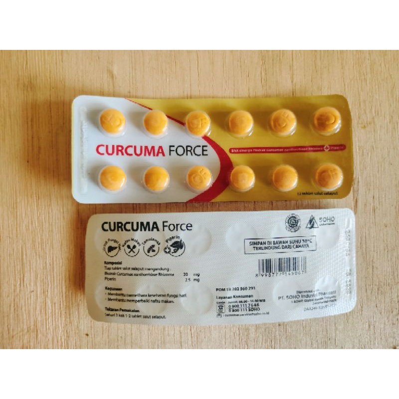 Jual Curcuma Force @12 Tablet ( Suplemen Penambah Nafsu Makan ...