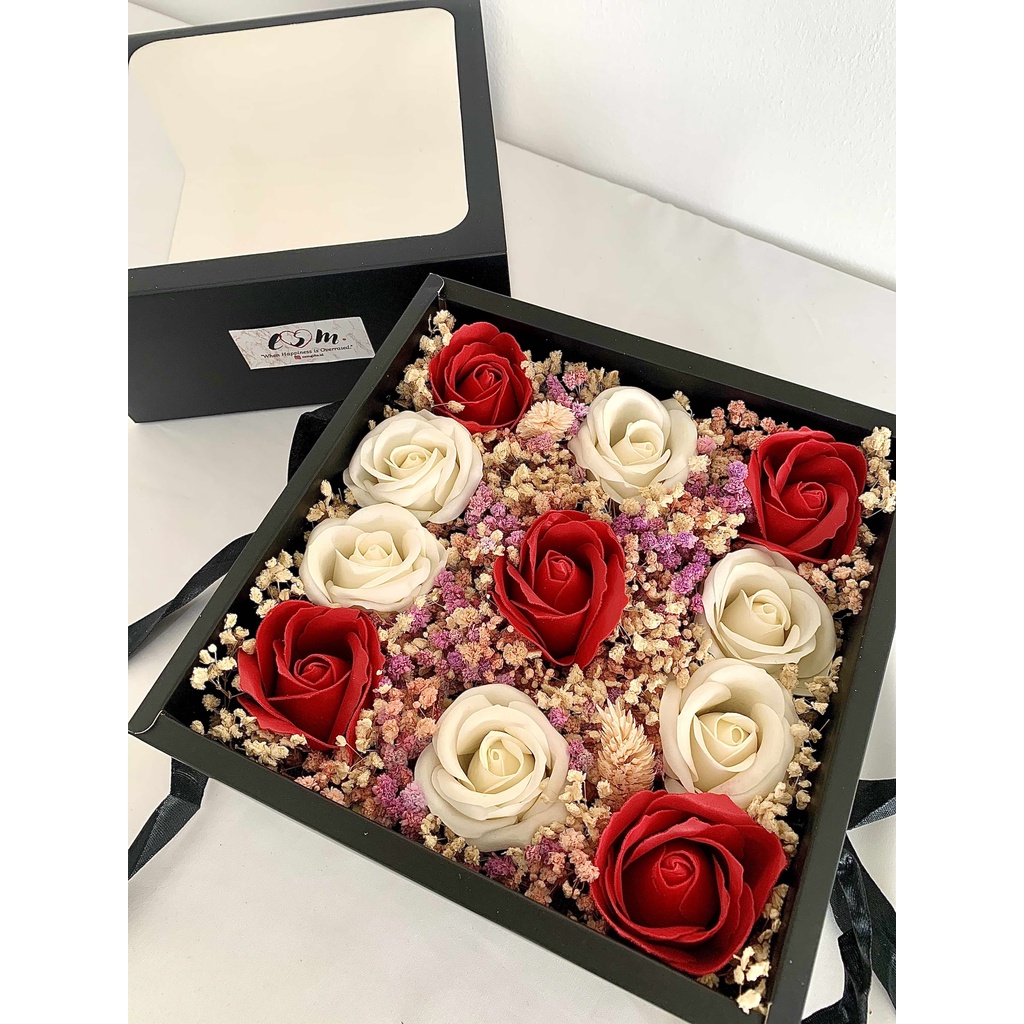 Jual ESMGIFTS - PURITY FLOWER BOX SOAP ROSES/ BUNGA HADIAH WISUDA ...
