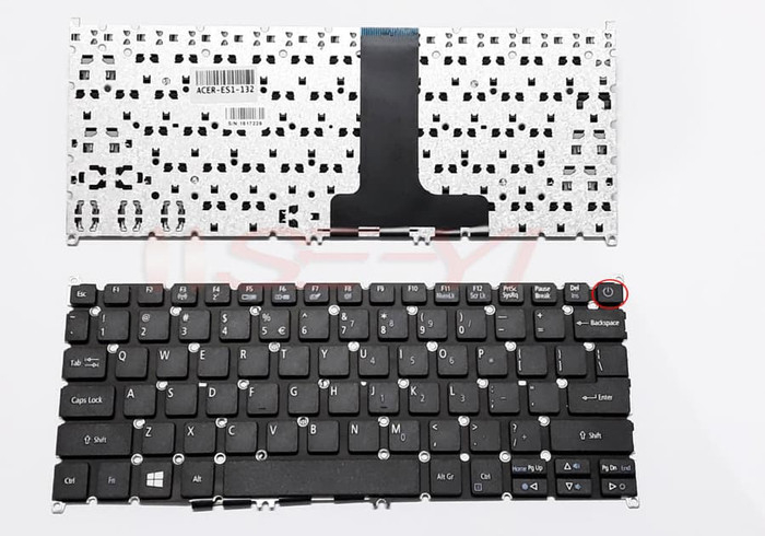 Jual KEYBOARD ACER ASPIRE ES11 ES1 132 ES1-132 TOMBOL POWER | Shopee ...