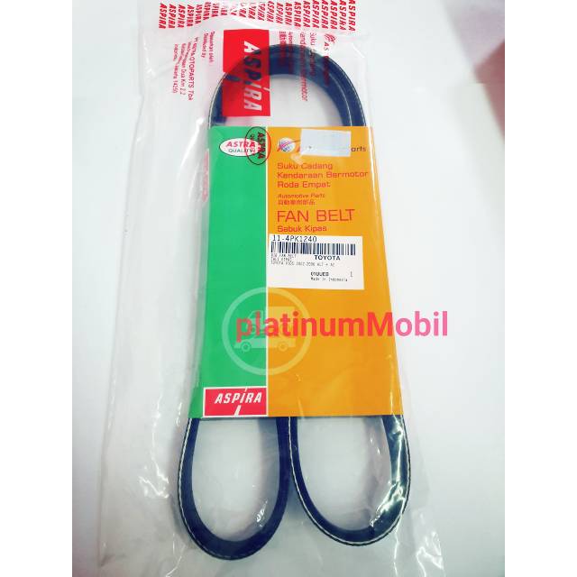 Jual RIB FANBELT 4PK1240 TALI KIPAS TOYOTA VIOS 2002-2006 ALT + AC | Shopee Indonesia
