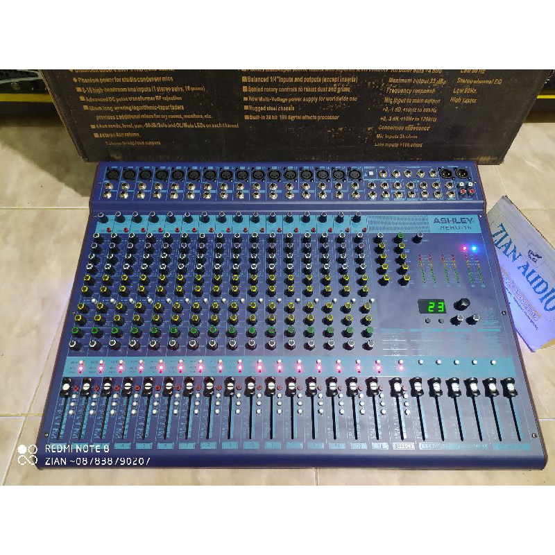 Jual Mixer Ashley HERO-16 original (zian audio) | Shopee Indonesia