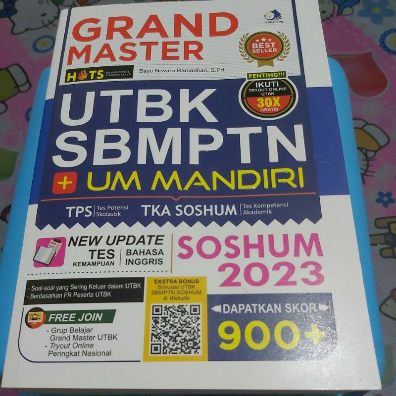 Jual JUAL CEPAT BUKU ORIGINAL GRAND MASTER UTBK SBMPTN UM MANDIRI TPS TKA SOSHUM 2023 2024 BAYU ...