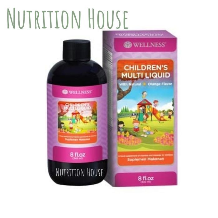 Jual Wellness Childrens Multivitamin Multi Vitamin Liquid Sirup Anak ...