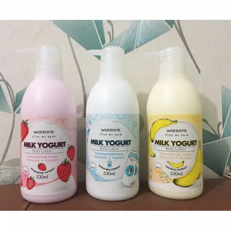 Jual WATSONS BODY LOTION HYDROLYZED MILK PROTEIN. isi 530ml / hand body ...