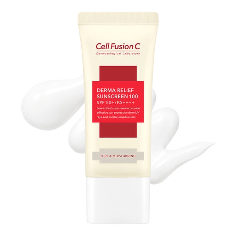 Jual CELL FUSION C Derma Relief Sunscreen 100 SPF 50+/PA++++ 50ml ...
