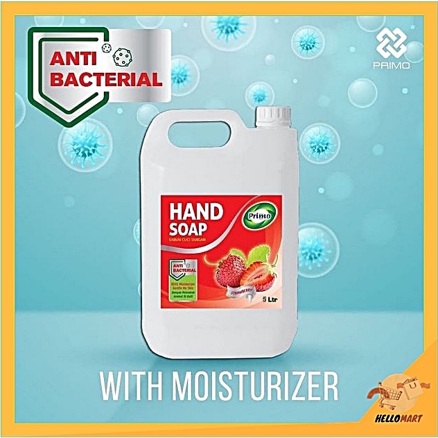 Jual ORIGINAL Primo Hand Soap Jerigen 5 Liter / Primo Sabun Cuci Tangan ...