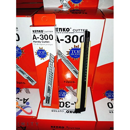 Jual PISAU CUTTER A-300 KENKO / A300 / A 300 KENKO KUALITAS TERBAIK INF ...