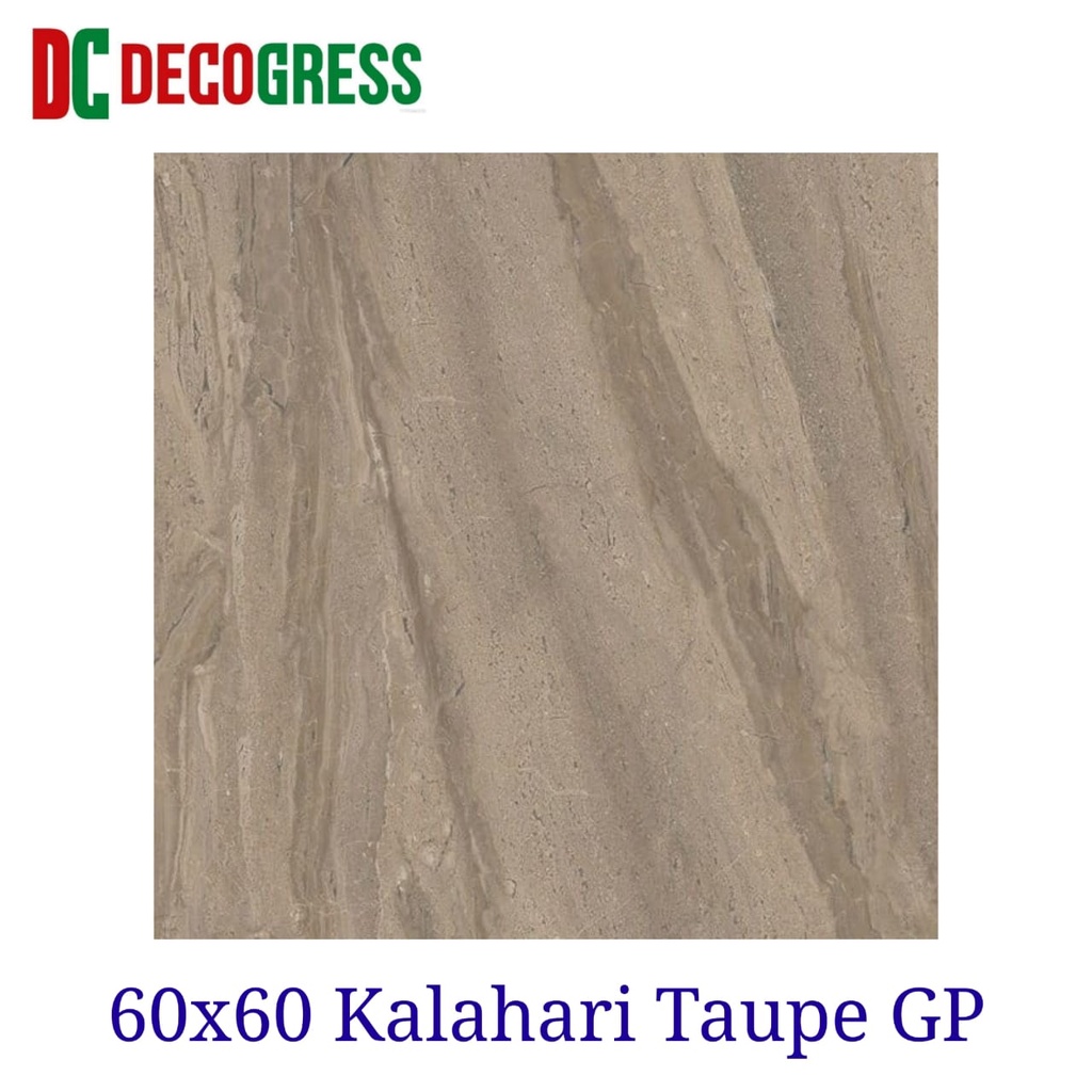 Jual DECOGRESS - Granit 60x60 Kalahari Taupe GP (Glossy) | Shopee Indonesia