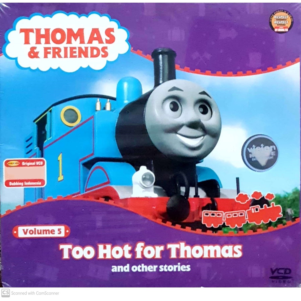 Jual Thomas & Friends Vol.5: Too Hot for Thomas | VCD Original | Shopee ...