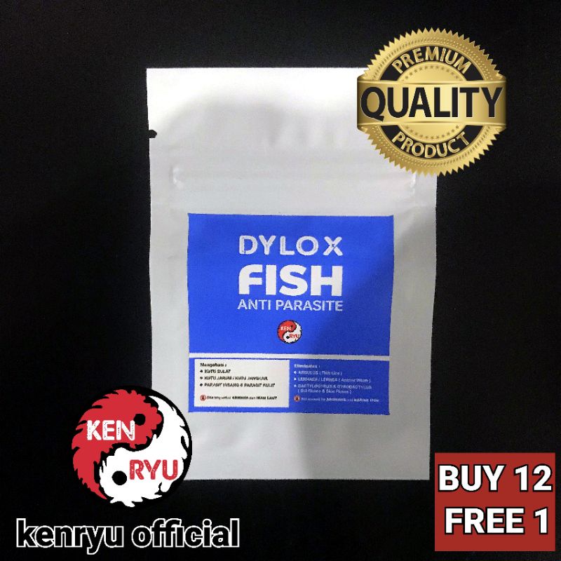 Jual DYLOX KENRYU 5gr ANTI PARASITE INSANG KULIT KUTU JARUM JANGKAR ...