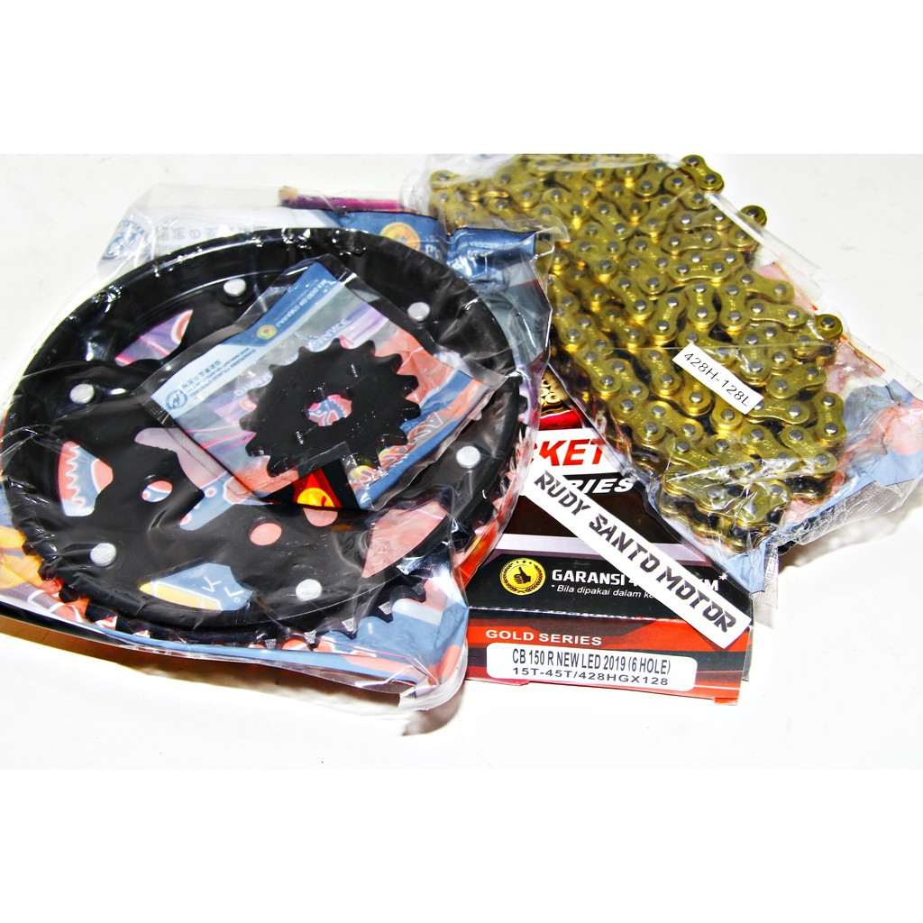 Jual GEARSET GIRSET GEAR SET CB 150R CBR150R CBR 150R NEW LED 19 LUBANG ...