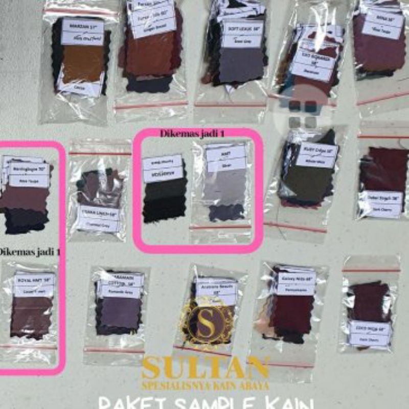 Jual sample kain sultan polos lengkap | Shopee Indonesia