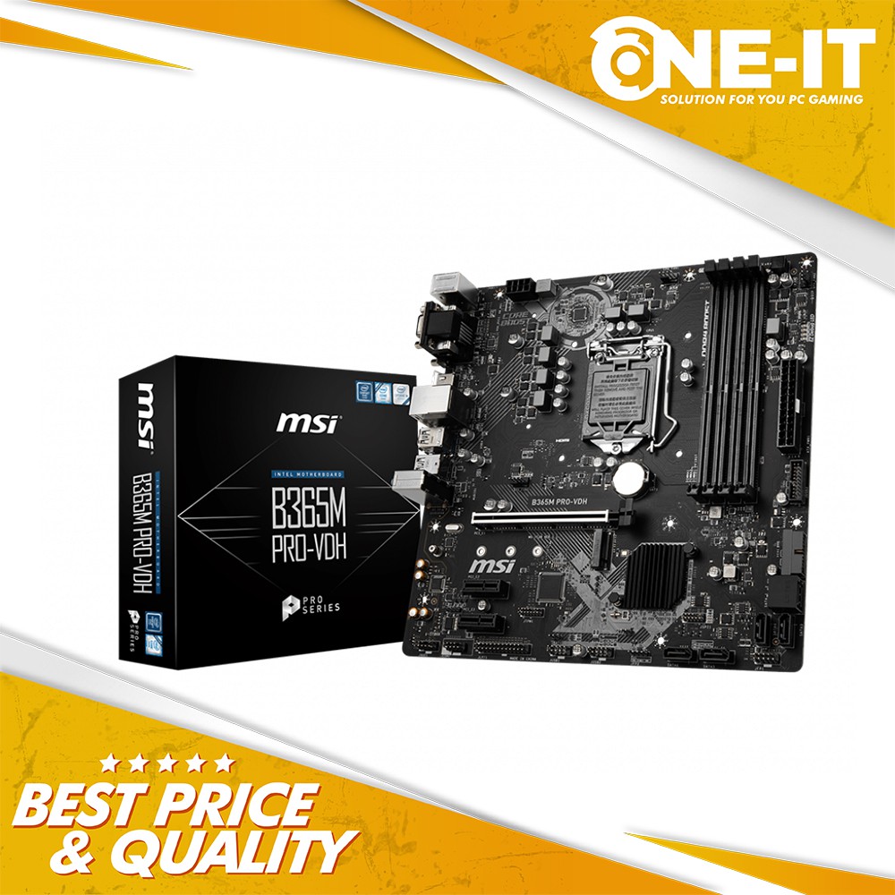 Jual Motherboard MSI B365M PRO VDH | Shopee Indonesia